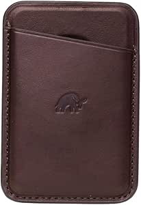 Amazon.com: Bullstrap Premium Leather MagSafe Wallet Compatible with ...