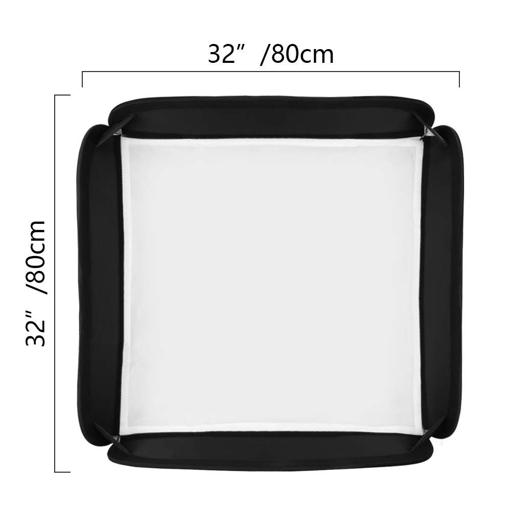 Godox 31x31inch 80x80cm Foldable Softbox Diffuser with Godox S2 S-Type ...
