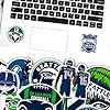 Amazon.com: 33PCS Seattle Stickers Pack Seahawk — Washington Football ...