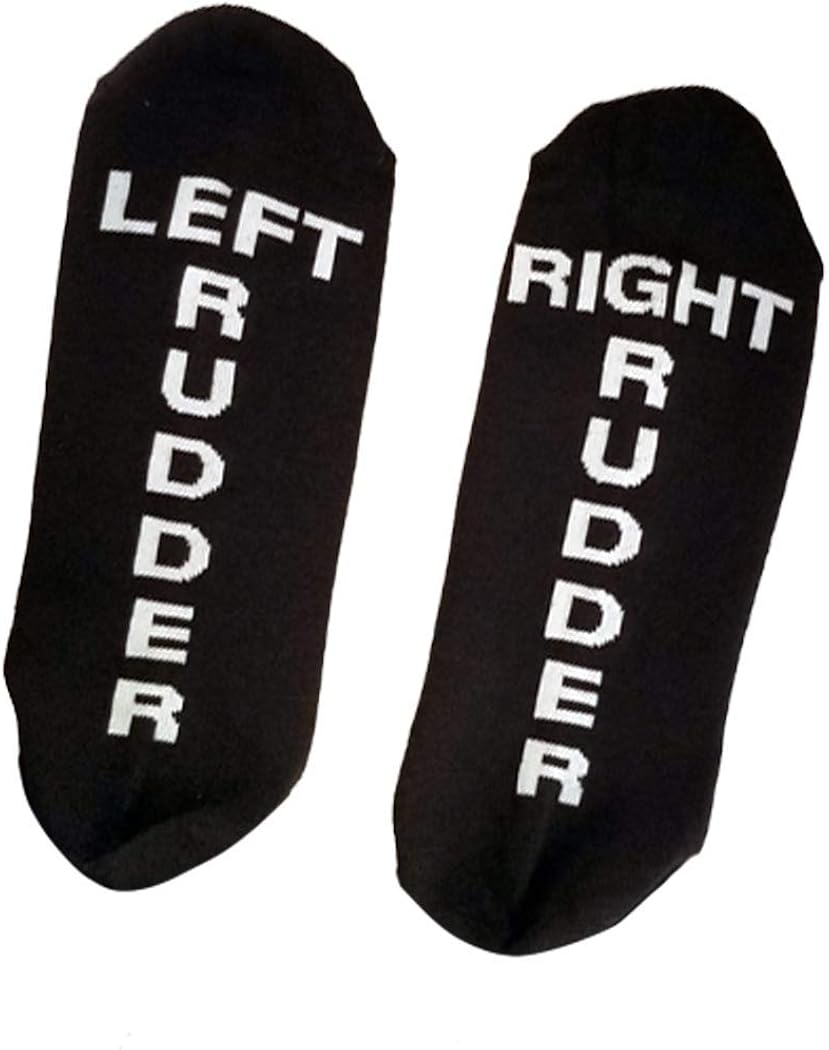Amazon.com: Left Rudder, Right Rudder Aviation Themed Airline Uniform ...