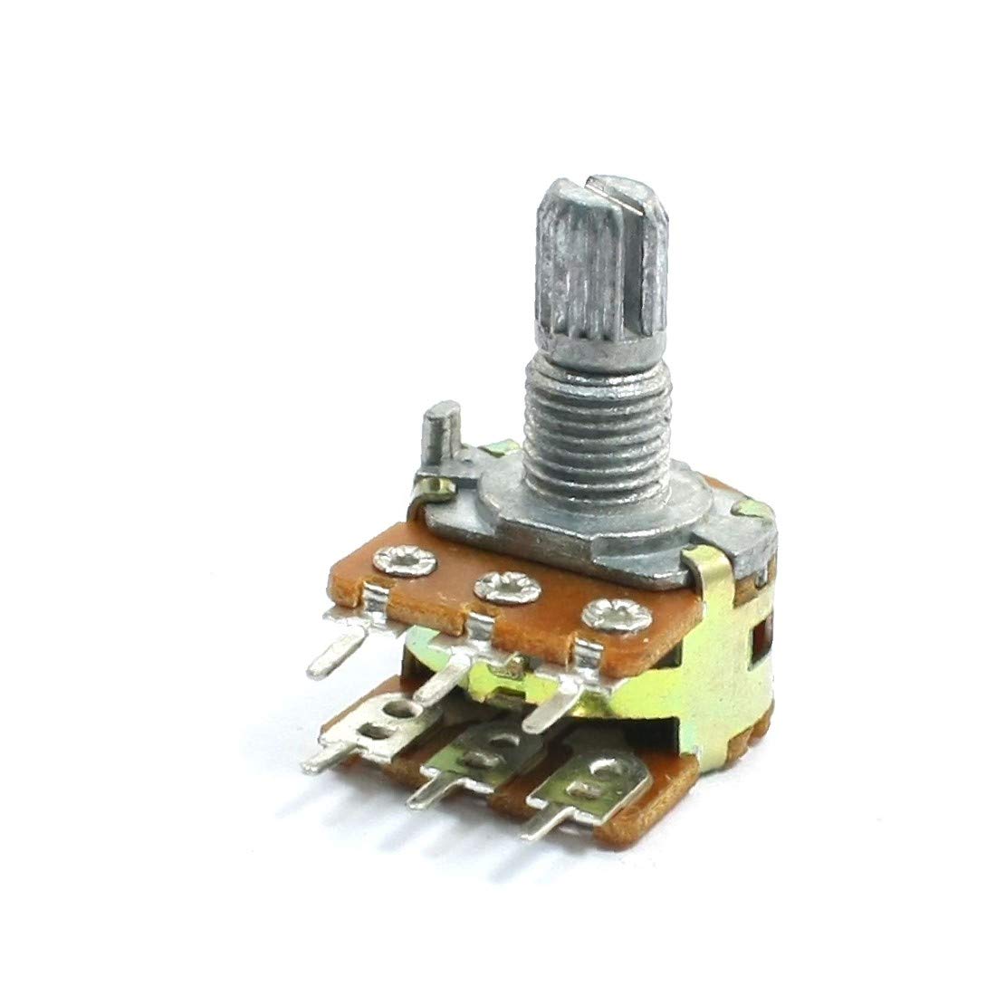 Buy X-DREE WH148 B10K Knurled Adjustable Shaft Dual Linear ...