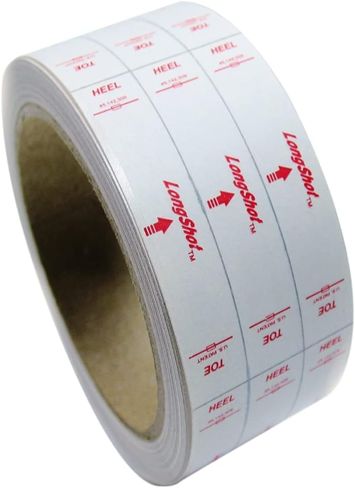 Amazon.com : LongShot Golf All Lie/Sole Impact Strips Impact Label Roll ...