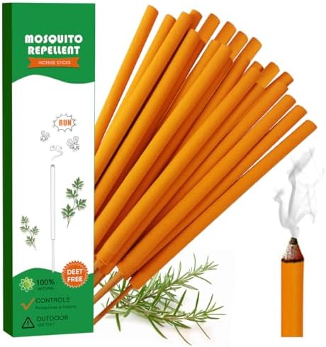 Amazon.com: Mosquito Guard 12 Mosquito Repellent Sticks, 2.5 Hrs ...