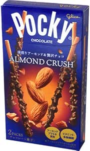 Amazon.co.jp: Glico Almond Crush Pocky, Pack of 2 : Food, Beverages ...