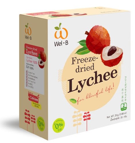 Amazon.com: Wel B Freeze-Dried Lychee Crispy 25g Pack of 2 l : Sports ...