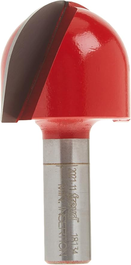 Freud 18-134 1-1/2-Inch Diameter Round Nose Router Bit with 1/2-Inch ...