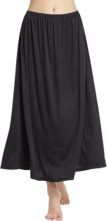 Subuteay Half Slips for Women Long Slip Under Dress Invisible Straps ...