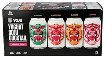 Amazon.com: Yoju Yogurt Soju Variety 8pk, 12 FZ : Grocery & Gourmet Food