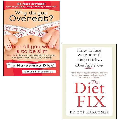 Zoe Harcombe 2 Books Collection Set (Why Do You Overeat, The Diet Fix ...