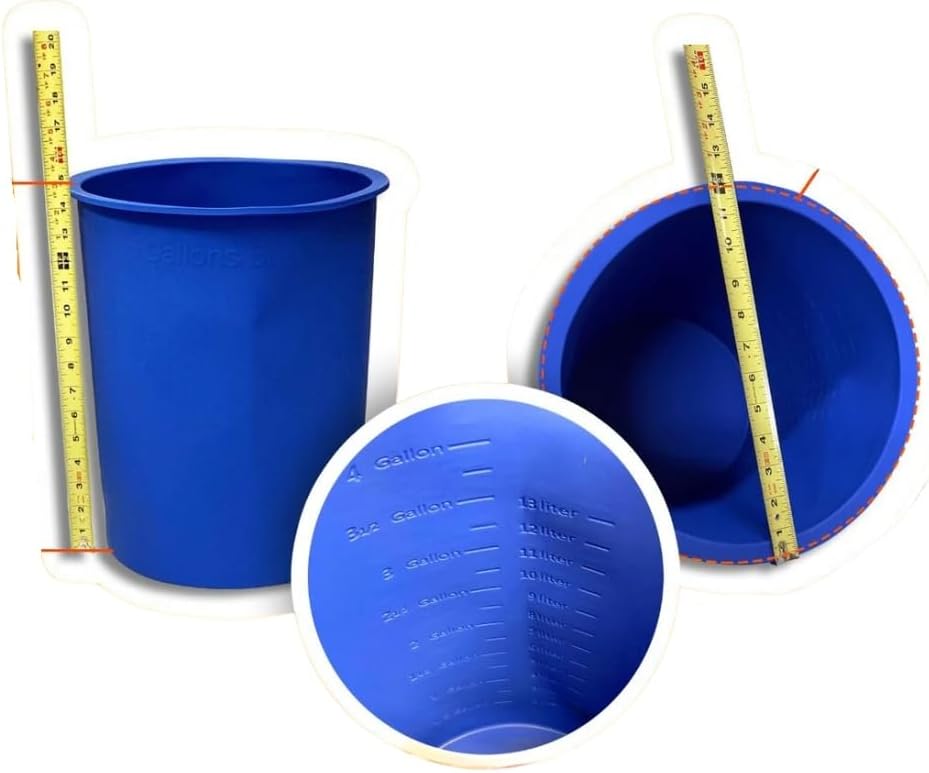 Amazon.com - 5 Gallon Silicone Bucket Liner for Quick Clean up When ...