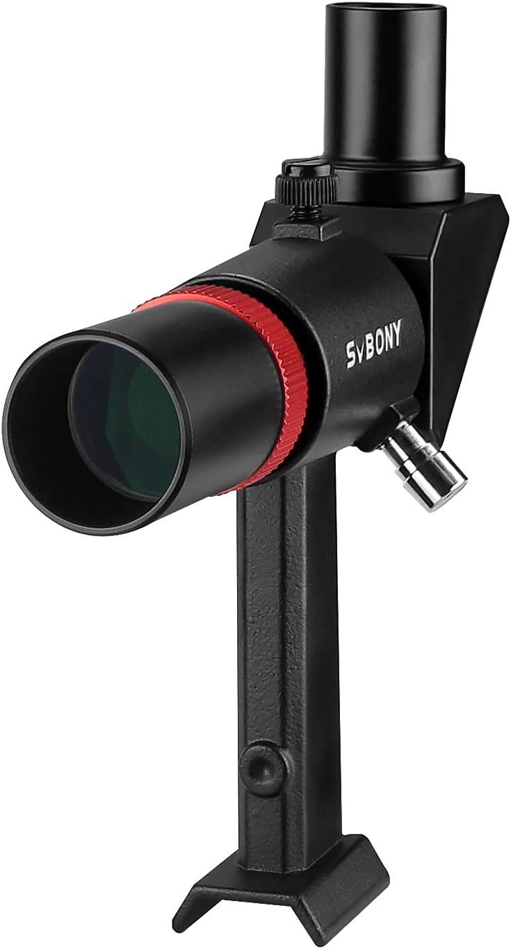 Svbony SV182 Finderscope for Telescope, 6x30 Correct Image Optical ...
