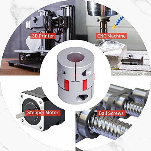 Snapklik.com : Shaft Coupling 50mm Length 40mm Diameter 21mm To 21mm ...