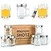 Amazon.com | Premium Vials - Mini Mason Jar Shot Glasses with Handles ...