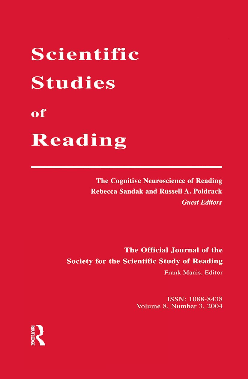 The Cognitive Neuroscience of Reading (Scientific Studies of Reading ...