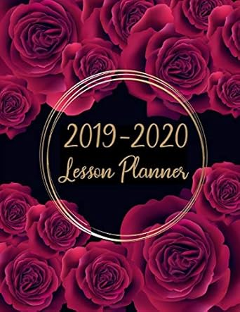 Buy Lesson Planner 2019-2020: Weekly and Monthly Time Management Lesson ...