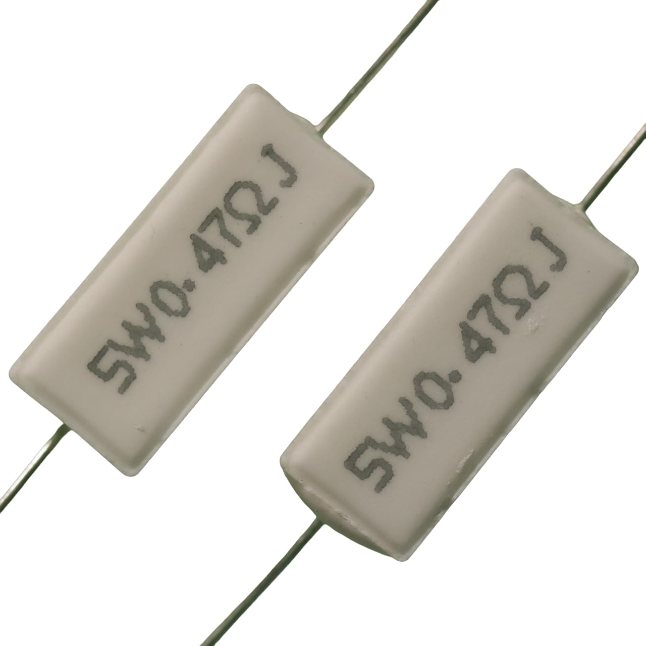 0.47 Ohm 5W Ceramic Cement Resistor - Pack of 10 : Amazon.in ...
