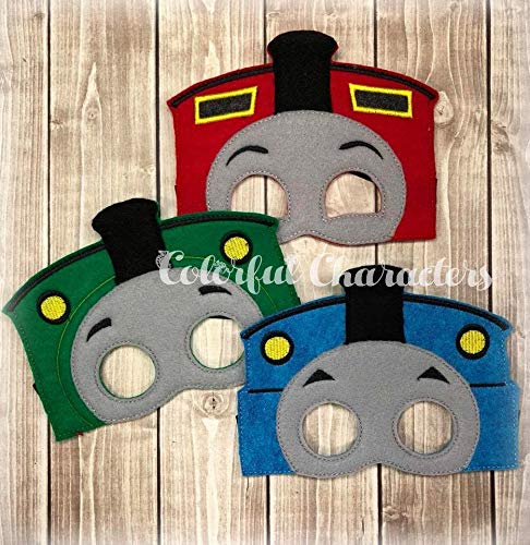 Amazon.com: Train masks, felt mask, character masks, costumes ...