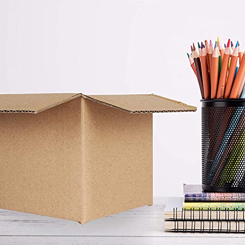 Zaar Corrugated Packaging Box 3 ply Brown, 3x3x3.5 inches Small ...