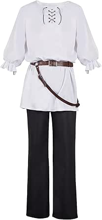 Amazon.com: Tittaty Griffith Cosplay Anime Berserk Outfit Medieval ...