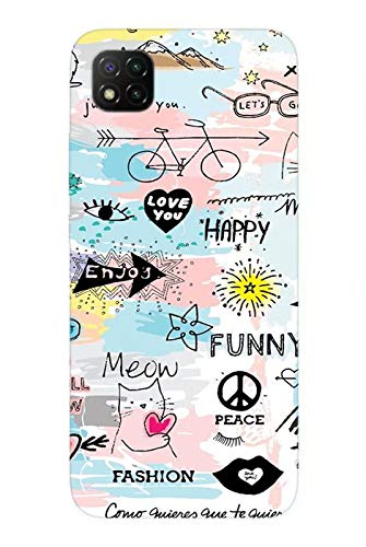 Raiba Hard Plastic Printed Mobile Back Cover for Poco C3 : Amazon.in ...
