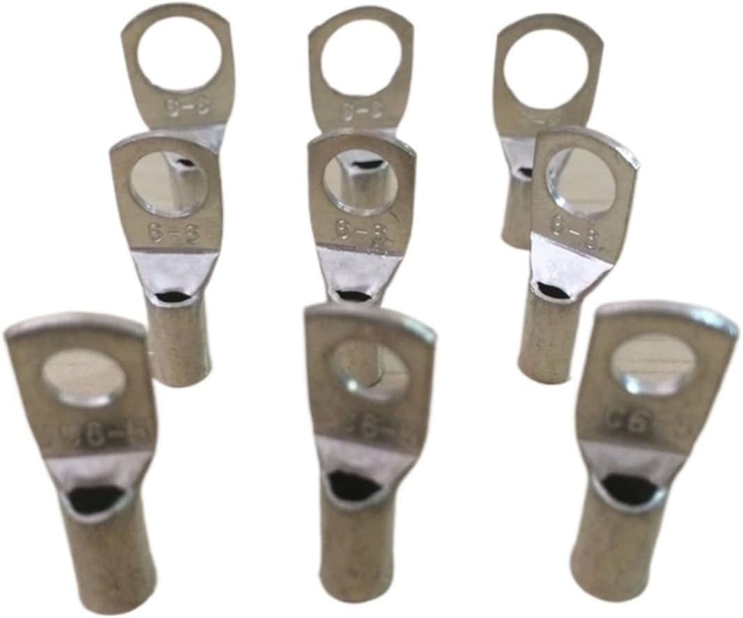 Amazon.com: 100pcs SC6-5 SC6-6 SC6-8 Tinned Copper Cable Lug Terminal ...