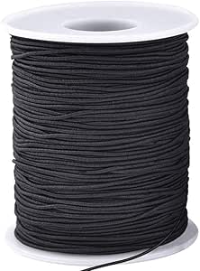 Amazon.com: Elastic String for Bracelets, 1 mm x 110 Yards Sturdy ...