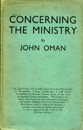 Concerning the Ministry: John Oman: Amazon.com: Books