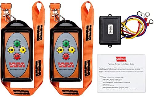 WINCHMAX Two Channel Winch Remote Control, Wireless. Twin HD Handsets ...