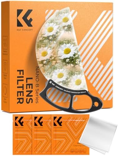 K&F Concept 100mm Half Moon Kaleidoscope Prism Lens Filter Handheld ...
