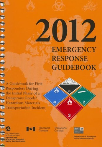 2012 Emergency Response Guidebook (Erg): Spiralbound Edition: Amazon.co ...