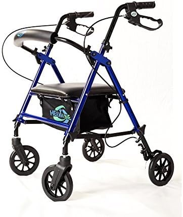 Amazon.com: Super Light Rollator Lightweight Aluminum Loop Brake ...