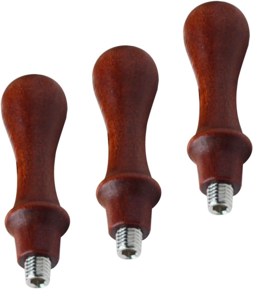 Amazon.com : 3pcs Wooden Handle Wedding Stamp Handle Stamp Handle Kit ...