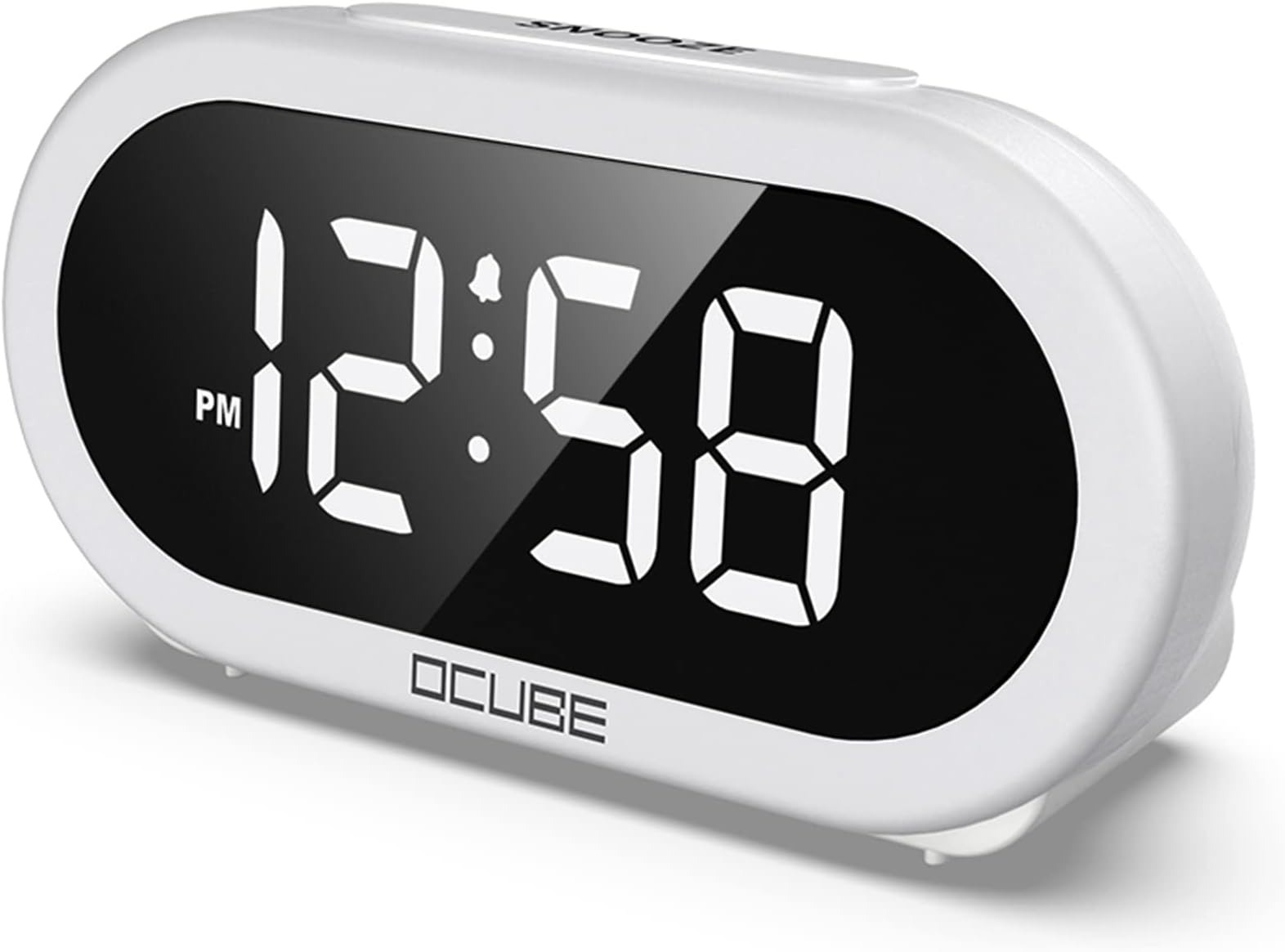 OCUBE LED Digital Alarm Clock with 5 Optional Alarm Sounds, USB ...