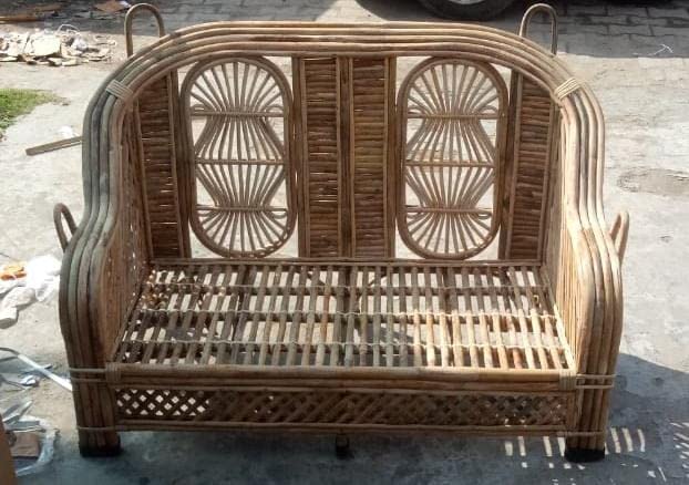 Avika Rattan 2 Seater Couple Swing Chair (Two Seater jhola) : Amazon.in ...