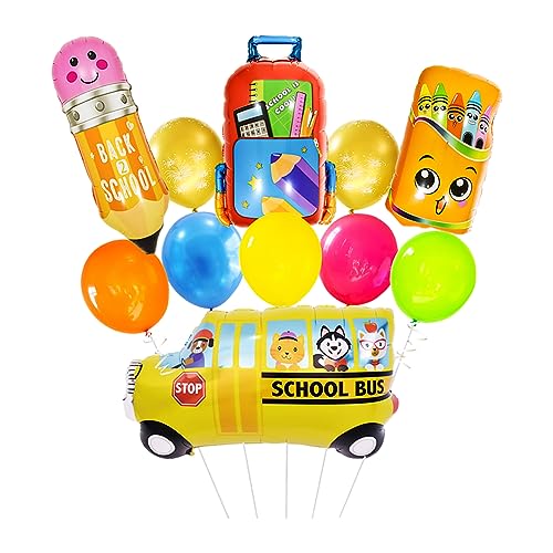 Back to School Balloons,13 PCS First Day School Party Balloons,Welcome ...