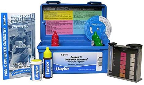 Amazon.com : Taylor K-2106 FAS-DPD Bromine Complete Test Kit : Swimming ...