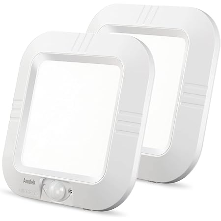 Amazon.com: ANOTEK Motion Sensor Ceiling Light Battery Operated, 180LM ...