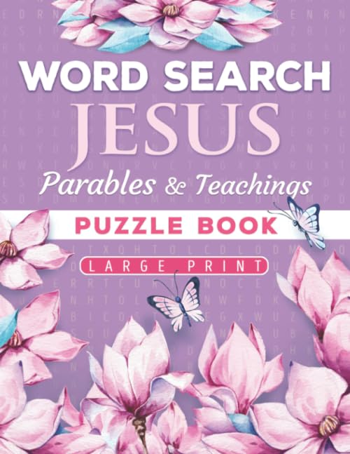 Snapklik.com : Jesus Parables And Teachings Word Search: Amazing Bible ...