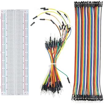 Amazon.com: DIYables Breadboard and Jumper Wires Kit for Arduino, ESP32, ESP8266, Raspberry Pi ...