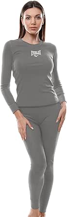 Everlast Womens Base Layer Set - Warm Underlayer Pants & Shirt - Cold ...