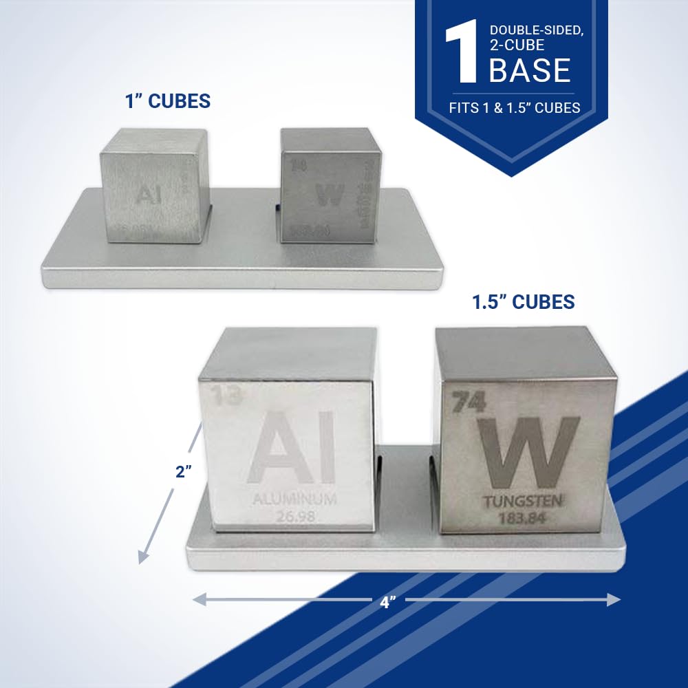 Snapklik.com : Premium 2-Cube Display Base Double-Sided Acrylic Stand ...