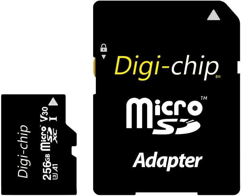 Amazon.com: Digi-Chip Extreme Speed 256GB Micro-SD Memory Card UHS-3 ...