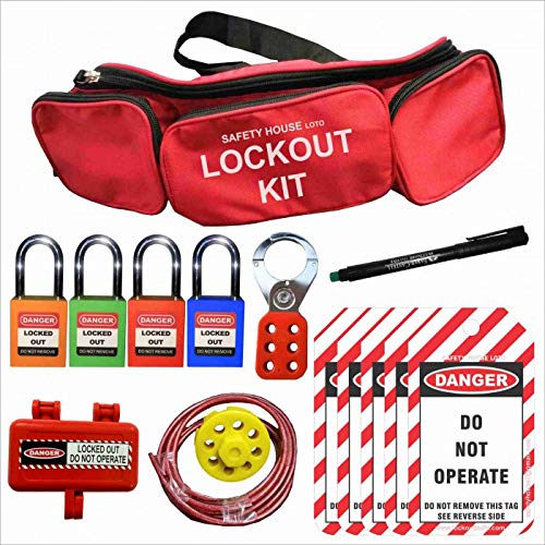 Lockout Tagout Pouch kit-30 Set Of 1 Safety House Loto : Amazon.in ...
