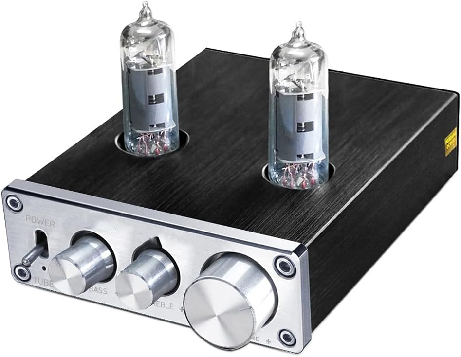 Amazon.com: Preamplifier 6K4 Tube Preamp with Bass & Treble Control ...