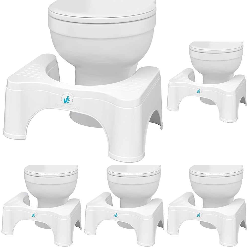 Amazon.com: Squatty Potty Original Toilet Stool 2.0 Base 7", White, 1 ...