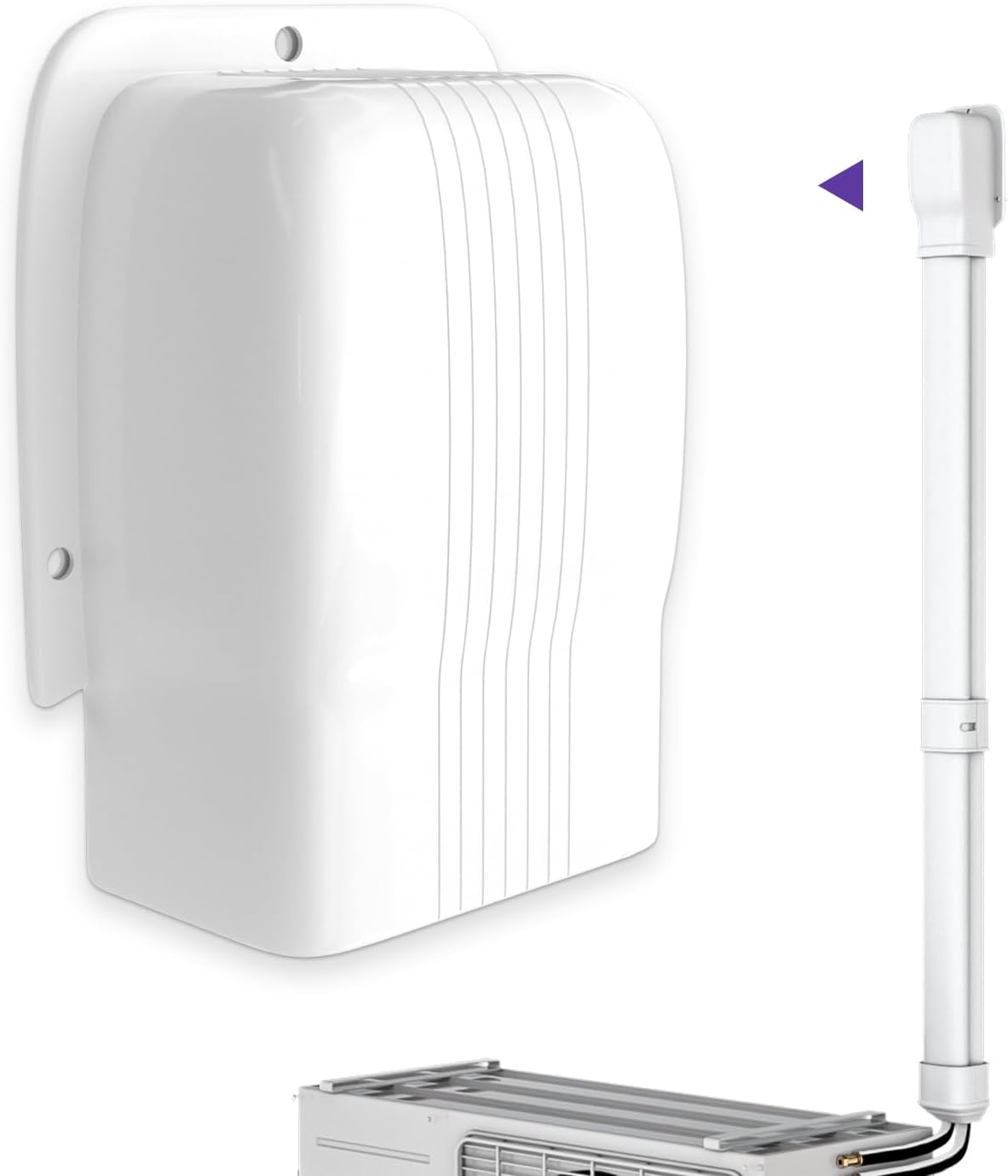 Amazon.com: Cestluck Mini-Split Line Set Cover Parts: Entry Wall Cover ...