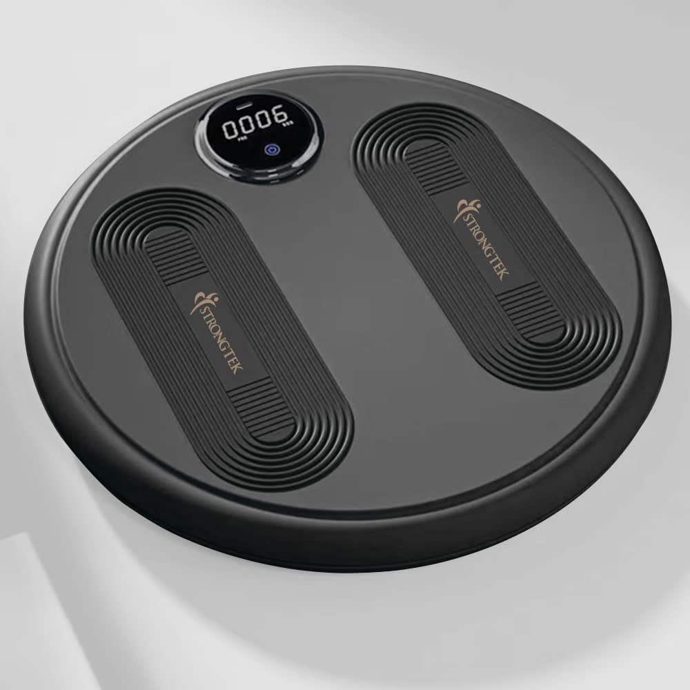 StrongTek 13" Waist Twist Board for Exercise, Large Twisting Disc with ...