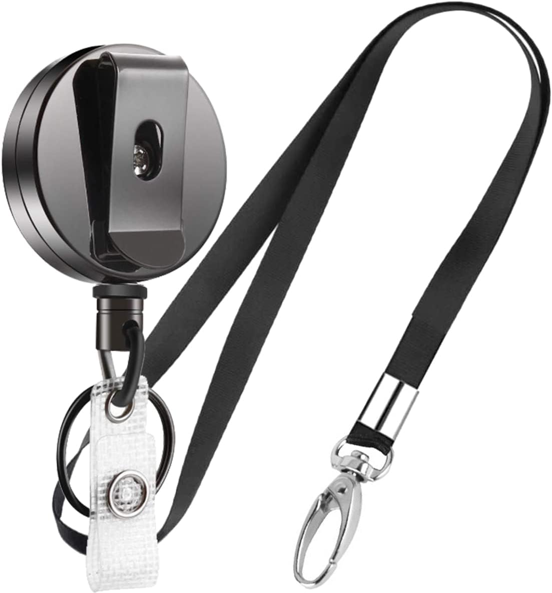 Porte Badge - Attache Badge Avec yoyo + Tour De Cou Badge - Badge ...
