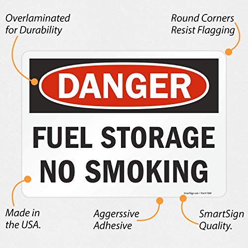 Diesel Danger Portrait ANSI DANGER Diesel Fuel No Smoking No Open ...