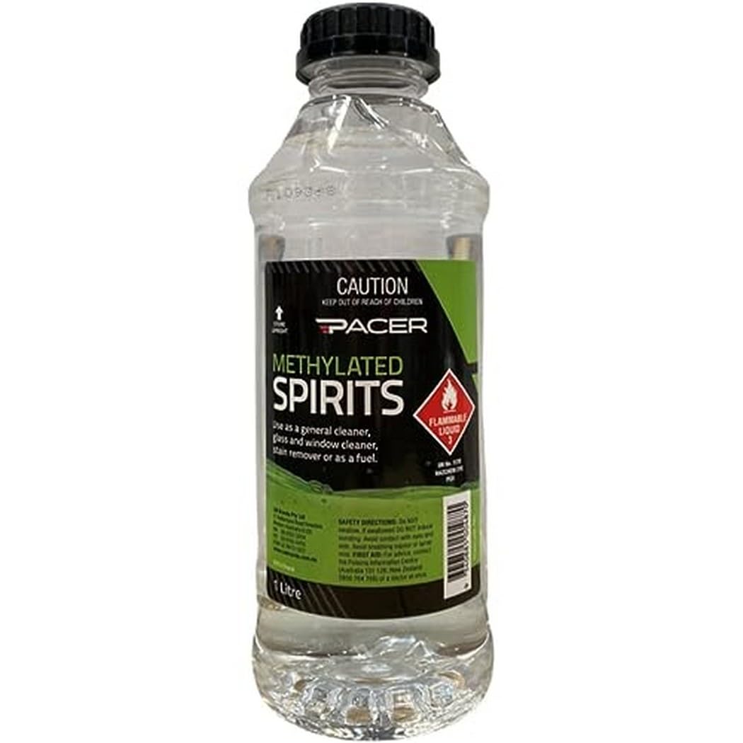 Pacer Methylated Cleaning Spirit, 1 Litre : Amazon.com.au: Automotive